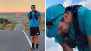 Australias ‘forrest Gump Tim Franklin Halfway Through Epic Run Around