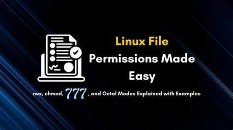 Linux File Permissions Explained For Beginners Understanding Rwx Chmod 777 And Octal Binary