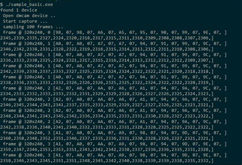 Image Acquisition — Smarttof Sdk Userguide 1805 Documentation