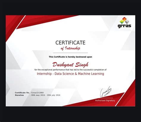 Dushyant Singh Shekhawat On Linkedin Internship Grasssolution Datascience Machinelearning