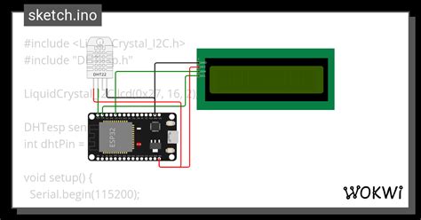 Medidor De Temperatura Y Humedad Con Esp32 Copy Wokwi Esp32 Stm32 Arduino Simulator