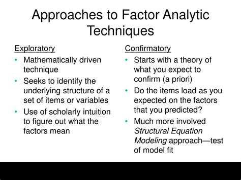 Ppt An Introduction To Factor Analysis Powerpoint Presentation Free Download Id5761907