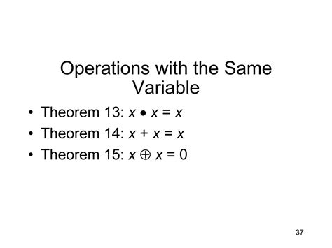 Chapter 03 Boolean Algebra And Combinational Logic Ppt