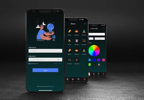 Smart Lighting App Design Behance