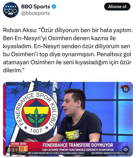 Fb Rıdvan Aksu Özür Diliyorum Ben Bir Hata Yaptım Ben En Nesyriyi