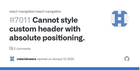 cannot style custom header with absolute positioning · issue 7011