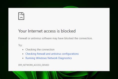 Errnetworkaccessdenied How To Unblock Access