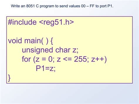 Programming 8051 With C And Using Keil Uvision5pptx Programming Languages Computing