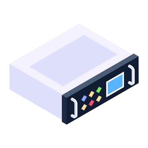 Data Server Generic Isometric Icon