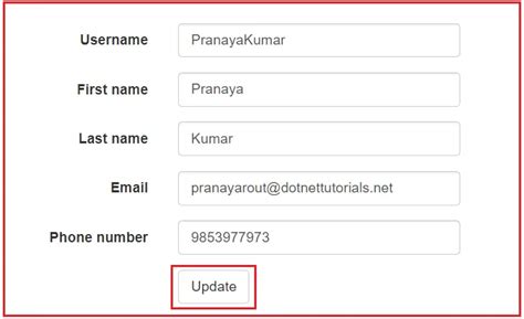 Update And Delete User Account In Aspnet Identity Dot Net Tutorials