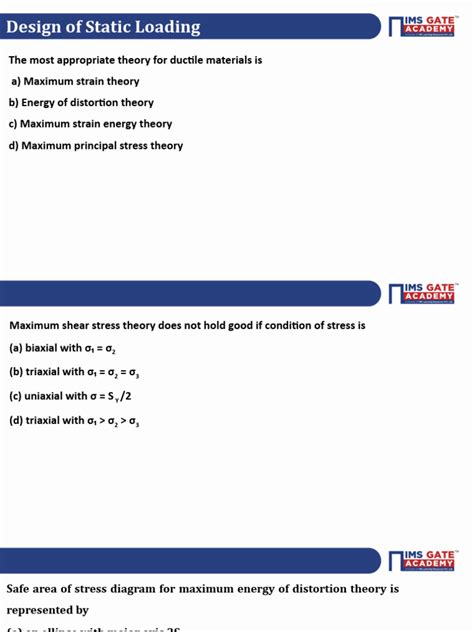 Unit 1 Question Machine Design Pdf Strength Of Materials Civil