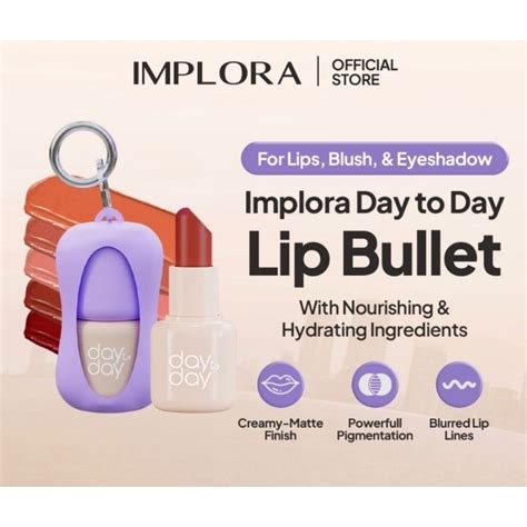Jual Implora Day To Day Lip Bullet Shopee Indonesia