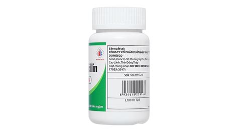 Viên Ngậm Amoxicillin Domesco 250mg Trị Nhiễm Trùng Do Vi Khuẩn Nhạy