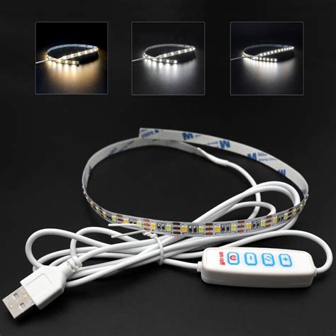 2835 5v Led Strip With Switch 120 Ledsm Ip20 Non Waterproof With 4