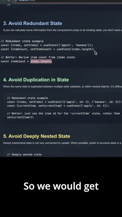 It Can Be Helpful To Avoid This In Reactjs Reactjs Javascript Youtube