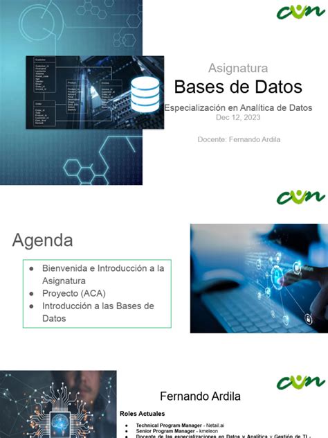Clase 1 Bases De Datos Dec 12 Pdf Sql Bases De Datos