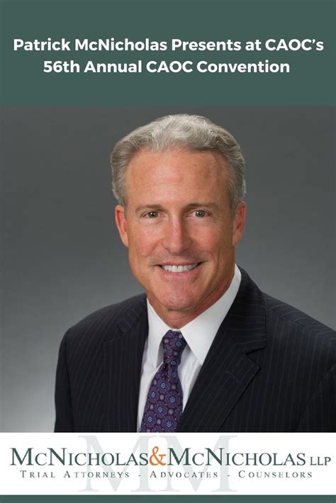 Matthew Mcnicholas On Linkedin Partner Patrick Mcnicholas Presents At The Caoc Annual Convention…