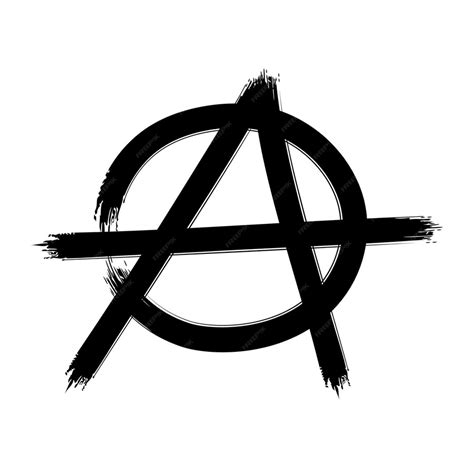 Premium Vector Anarchy Symbol Vector Sign