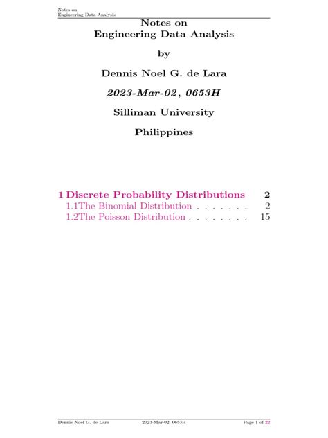 engineering data analysis 1 download free pdf poisson distribution teaching mathematics