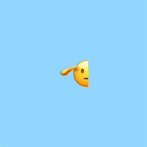 What Does The Saluting Half Face Emoji Mean At Madeline Lawless Blog