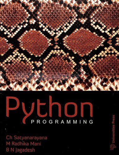 Buy Python Programming Book C H Satyanarayana M Radhika Mani Bn Jagadesh