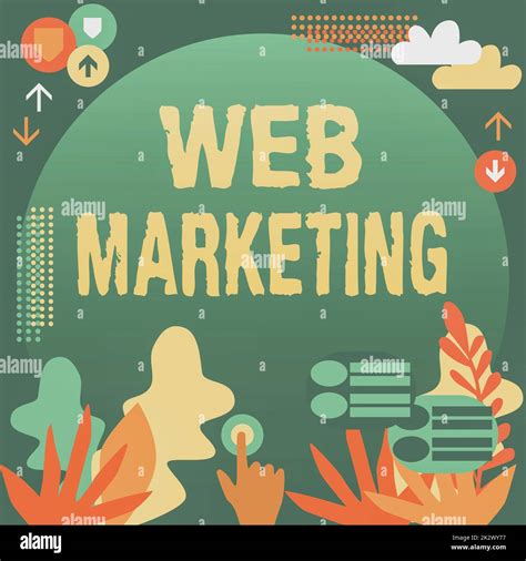 Conceptual Display Web Marketing Concept Meaning Electronic Commerce