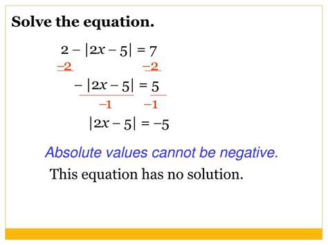 PPT Absolute Value Equations PowerPoint Presentation Free Download ID