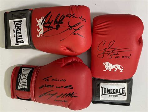 Lot 146 Signed Boxing Gloves