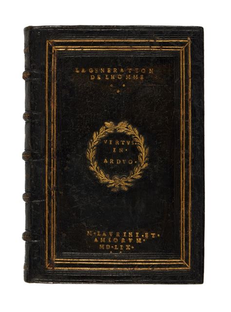 Hippocrates Livre De La Generation De Lhomme Paris 1559 Flemish
