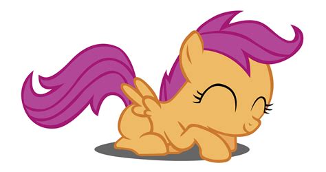 Happy Scootaloo Vector Redone By Dipi11 On Deviantart