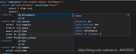 Vscode Mybatis 数据库智能提示插件 Csdn博客