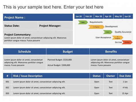 Printable Agile Project Management Status Report Template Example Tacitproject