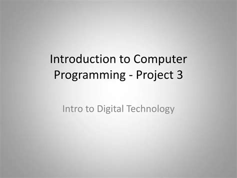 Ppt Introduction To Keyboard Input And Control Structures In Scratch