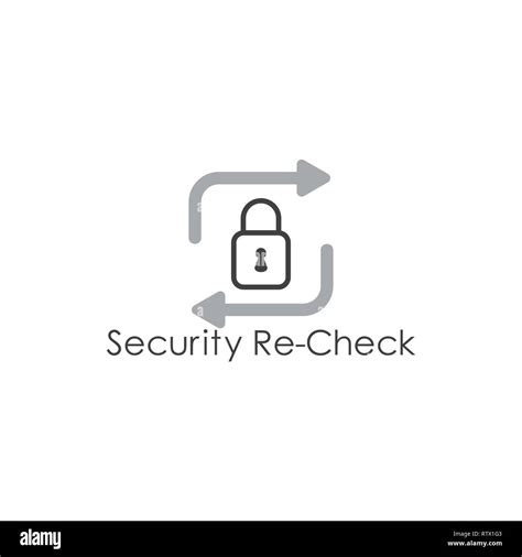 Padlock Circle Arrows Security Symbol Vector Stock Vector Image And Art Alamy