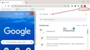 Disable Or Enable Power Bookmarks Sidebar In Chrome