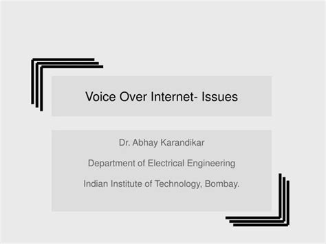 Ppt Voice Over Internet Issues Powerpoint Presentation Free Download Id 5415820