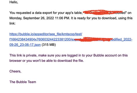 How To Download Large Json Db Exports Database Bubble Forum