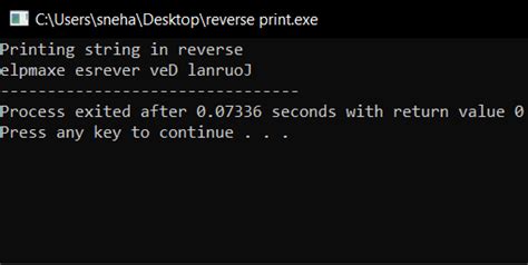 reverse string in c digitalocean