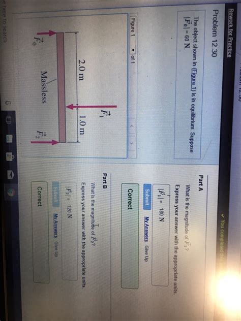 Solved Rework For Practice V You C Problem Part A The Chegg