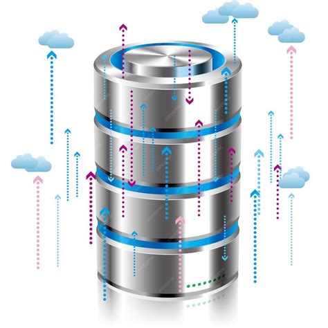 premium vector cloud computing and networking design concept data
