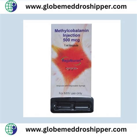 Rejunuron 500mcg Injection At ₹ 99box Methylcobalamin Injection In