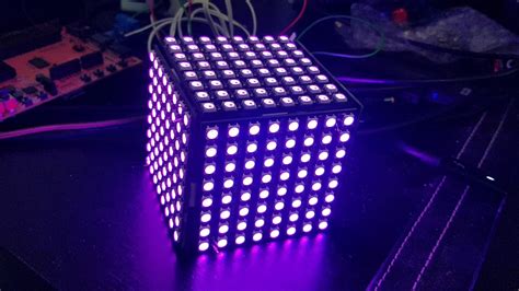 Neopixel Cube Flashing Panels Youtube