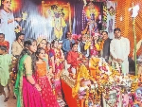 कृष्ण रुक्मिणी विवाह सुदामा चरित की कथा का वर्णन सुनकर भाव विभोर हुए