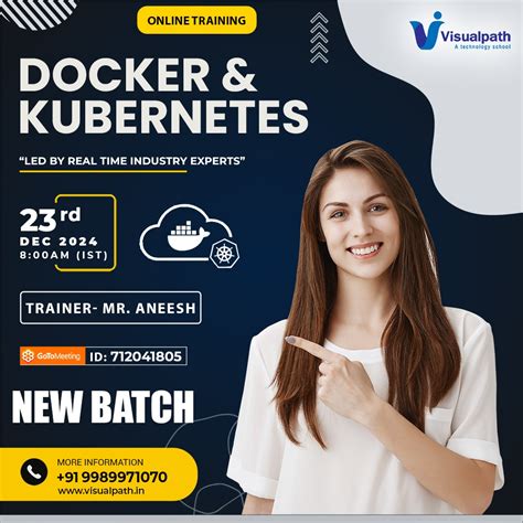 Visualpath 🚀 New Batch Alert Docker And Kubernetes Online Training ️join Link Meet