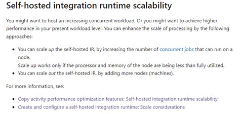 Low Latency And Throughput Self Hosted Ir Microsoft Qanda