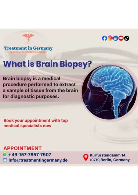 Understanding Brain Biopsy A Crucial Diagnostic Procedure Pdf Brain And Nervous System
