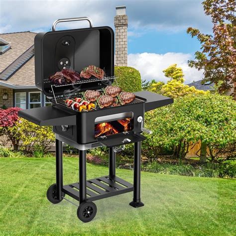 Keyo Manufacturer Free Assemble Integrate Large Trolley Foldable Outdoor Charcoal Bbq Grills