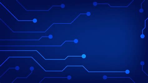 Монтажная плата с синим фоном освещения технология и высокотехнологичная концепция элемента