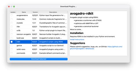 Major New Features — Avogadro 1990 Documentation