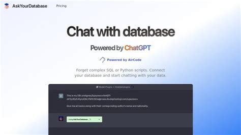 Askyourdatabase Dotheai